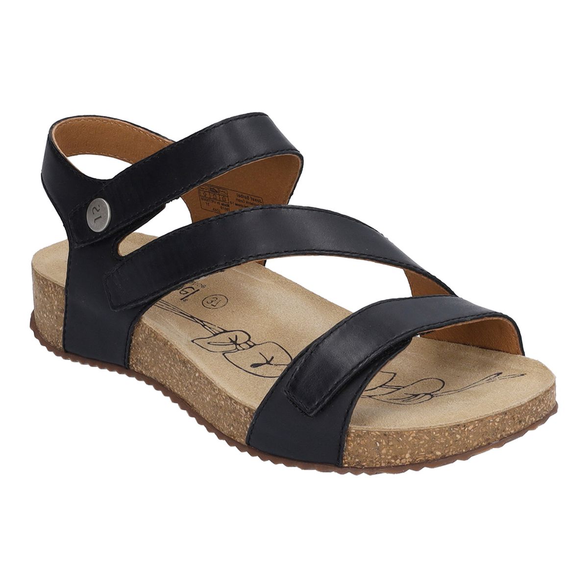 Josef Seibel Tonga 25 Women's Sandals in Black | Fast Canadian Shipping ...