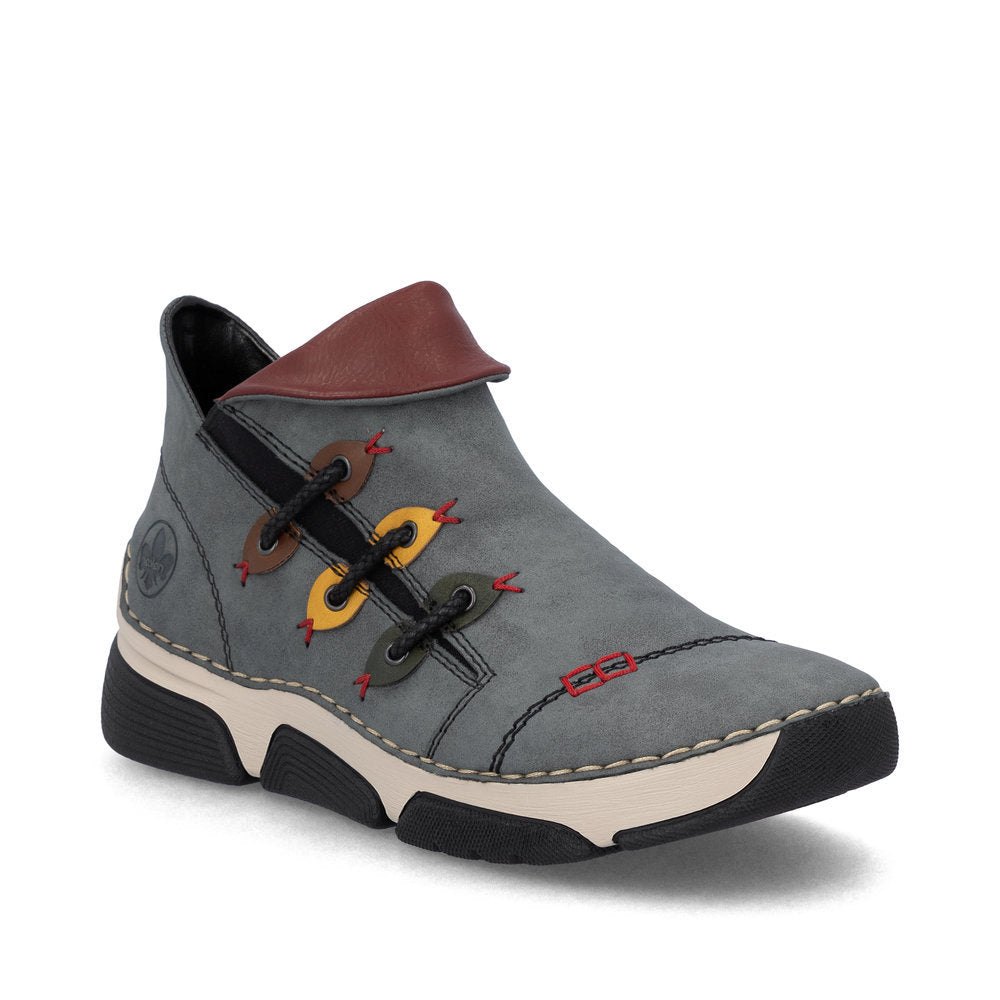 Rieker 45983 Women's Ankle Shoes in Grey | Fast Canadian Shipping ...