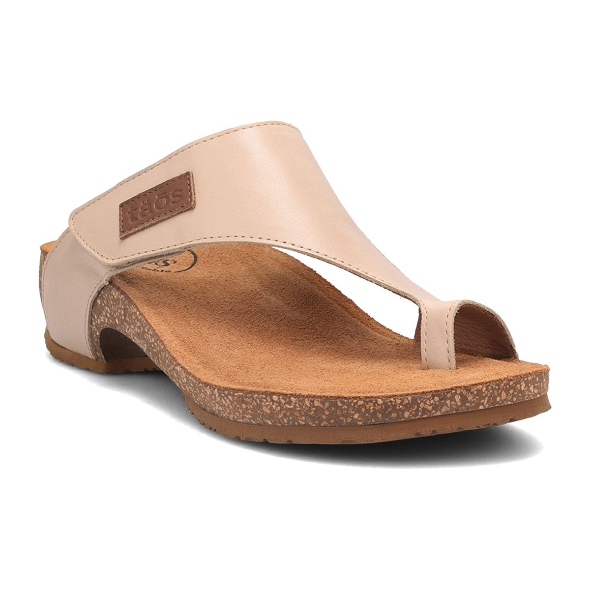 Loop Toe Post Sandal in Natural by Taos at Walking On a Cloud