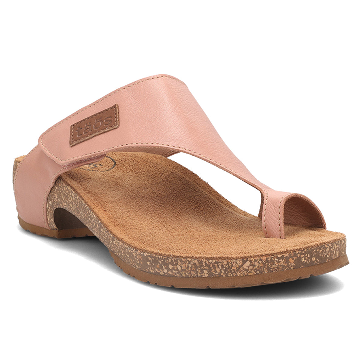 Taos Loop Toe Post Sandal in Rustic Pink at Walking On a Cloud