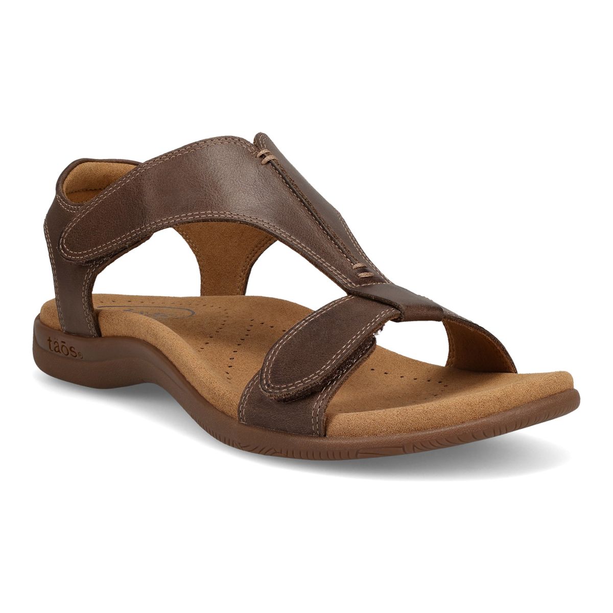 The Show Adjustable Strap Sandal Mocha By Taos at Walking On a Cloud